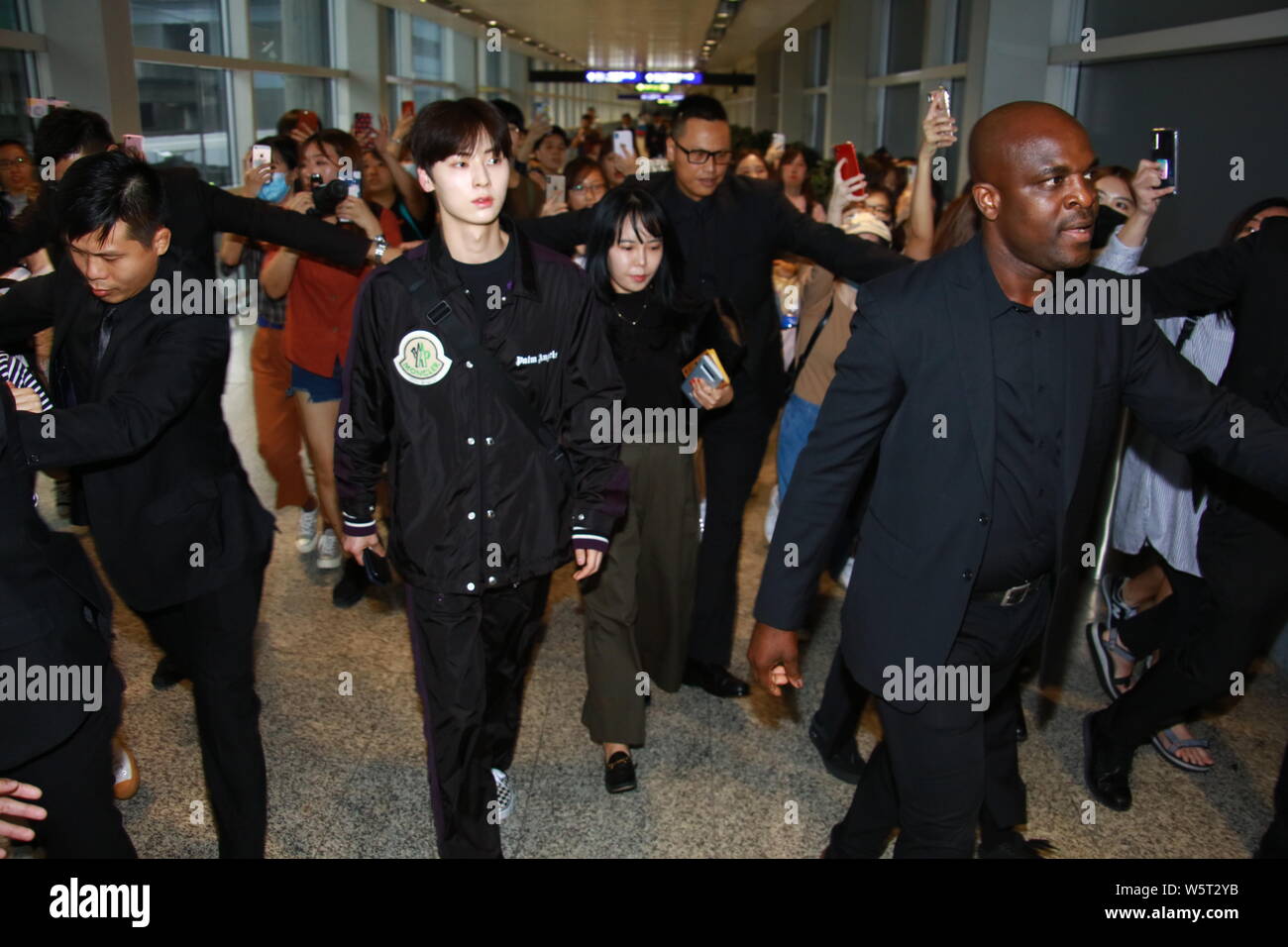 South Korean singer-songwriter and actor Hwang Min-hyun, known ...