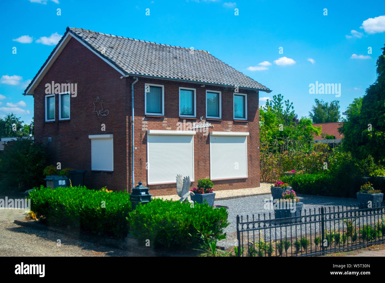Typical Dutch family house, architecture in Netherlands Stock Photo - Alamy