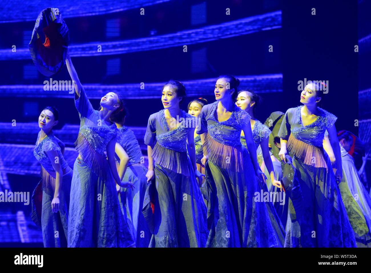 Artists perform during the International Dance Show, part of the Guangdong-Hong Kong-Macao ...