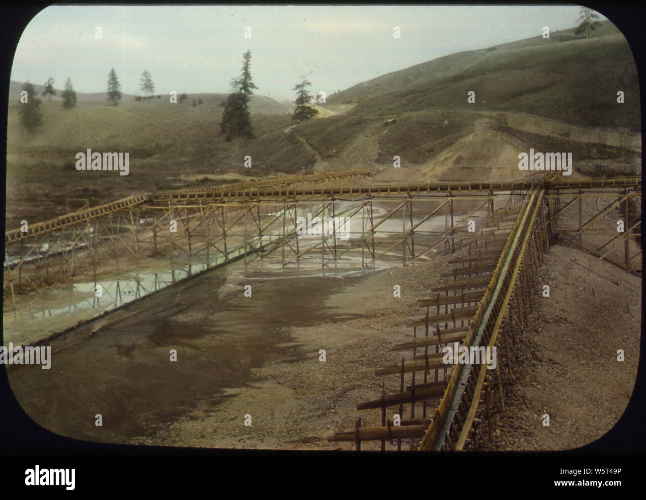 Okanogan Project - Conconully Dam - F.S.M. - Washingon Stock Photo - Alamy