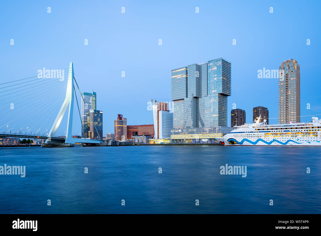 Rotterdam city skyline in Rotterdam, Netherlands Stock Photo - Alamy