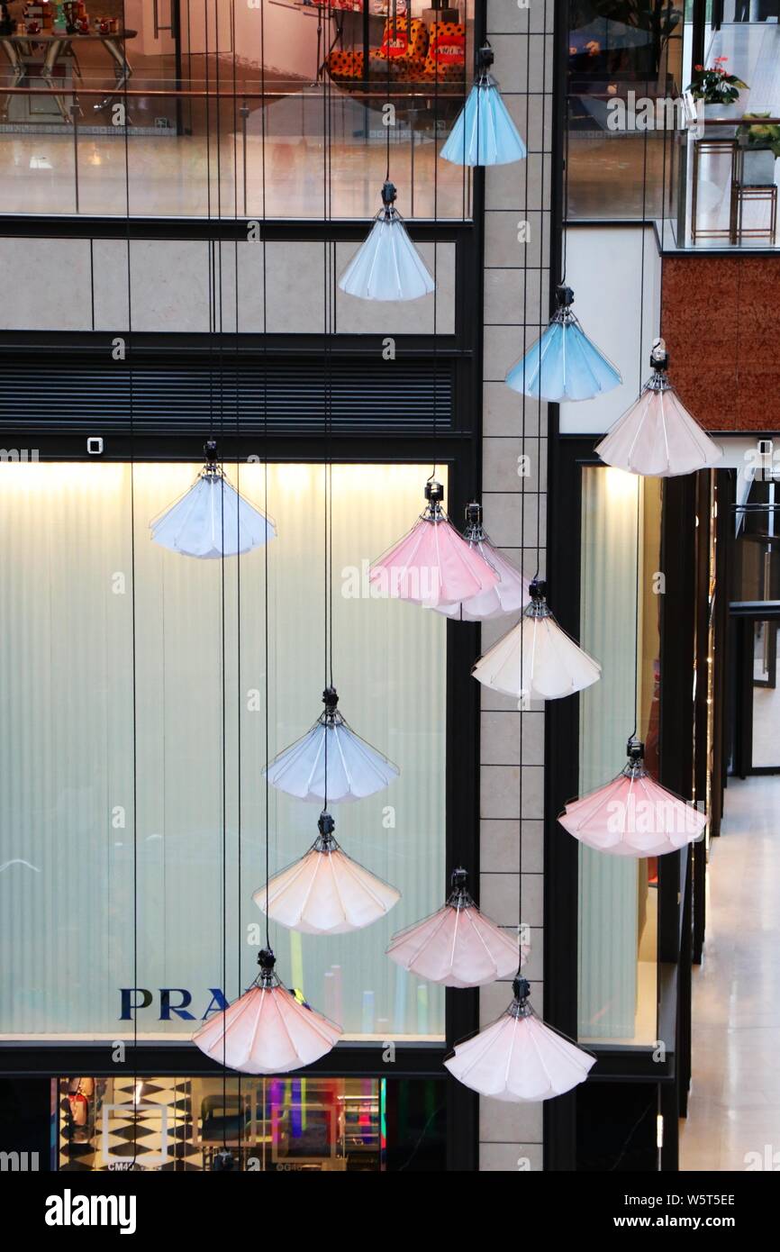 Two sets of kinetic art installations featuring American artist Patrick ...