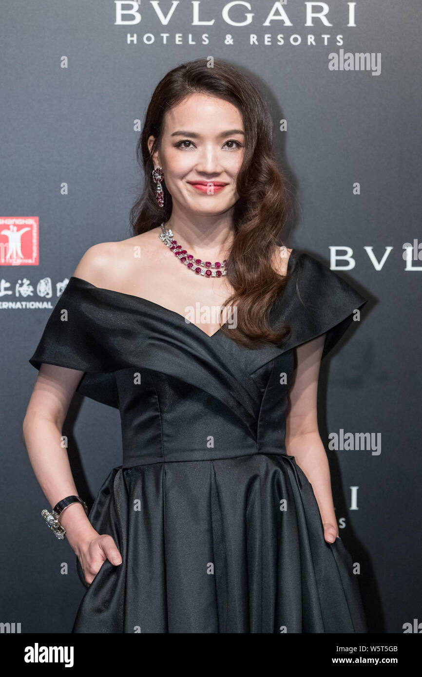 Taiwanese model and actress Shu Qi attends the opening ceremony for ...