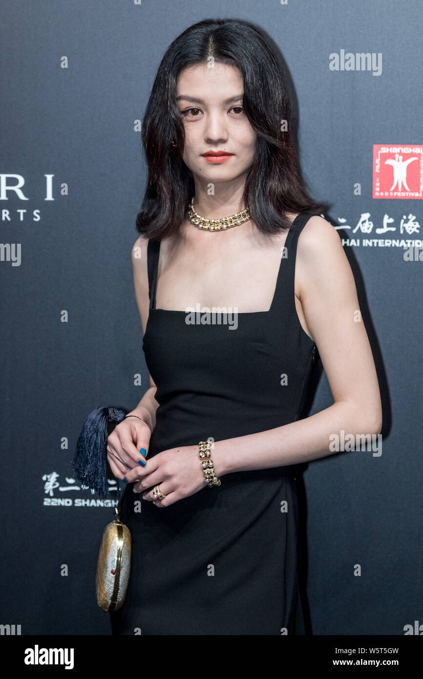 Chinese actress Chun Xia attends the opening ceremony for Bvlgari High Jewelry Exhibition during ...