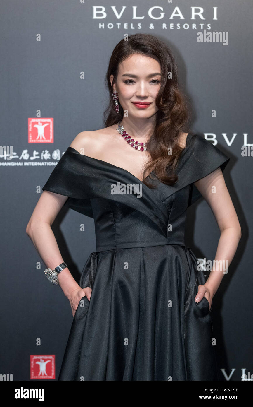 Taiwanese model and actress Shu Qi attends the opening ceremony for ...