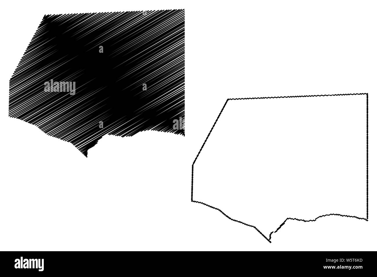 Ennedi-Est Region (Regions of Chad, Republic of Chad) map vector ...