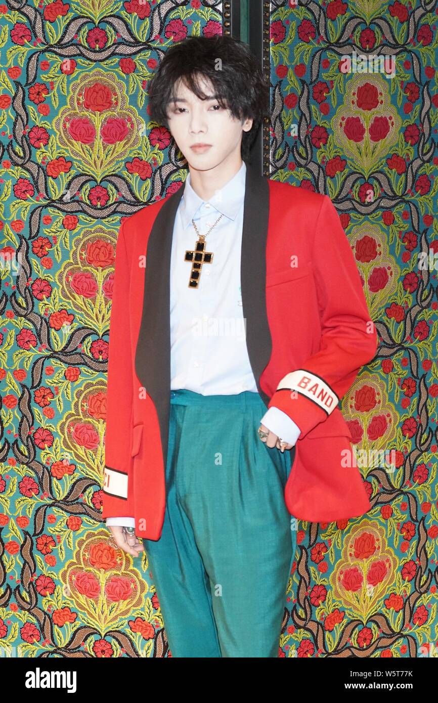 Chinese singer and songwriter Hua Chenyu, also known as HuaHua, attends ...