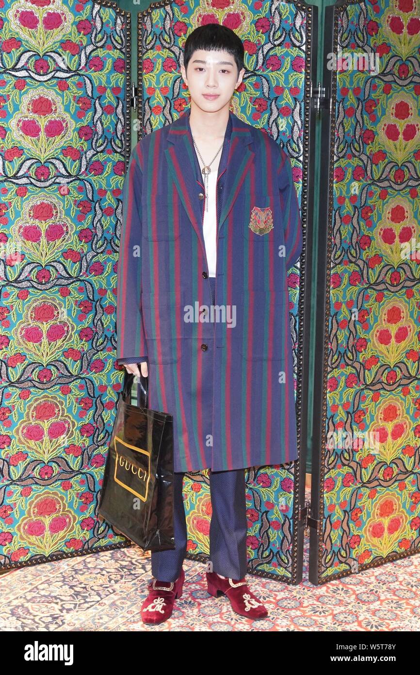 Taiwanese singer Lai Kuan-lin, also romanized as Lai Guan-lin, and a ...