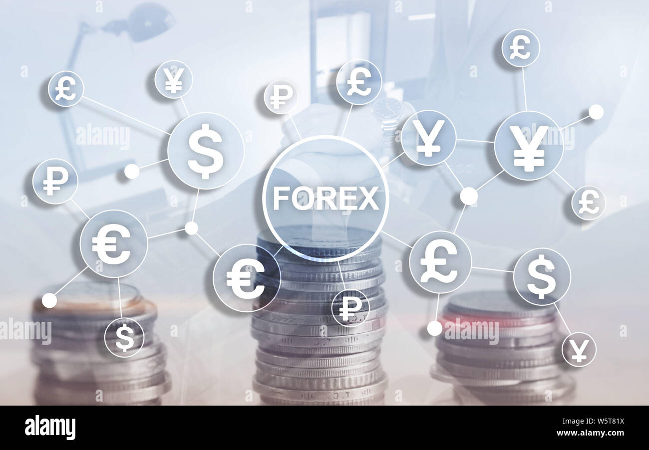 Forex trading currency exchange business finance diagrams dollar euro ...