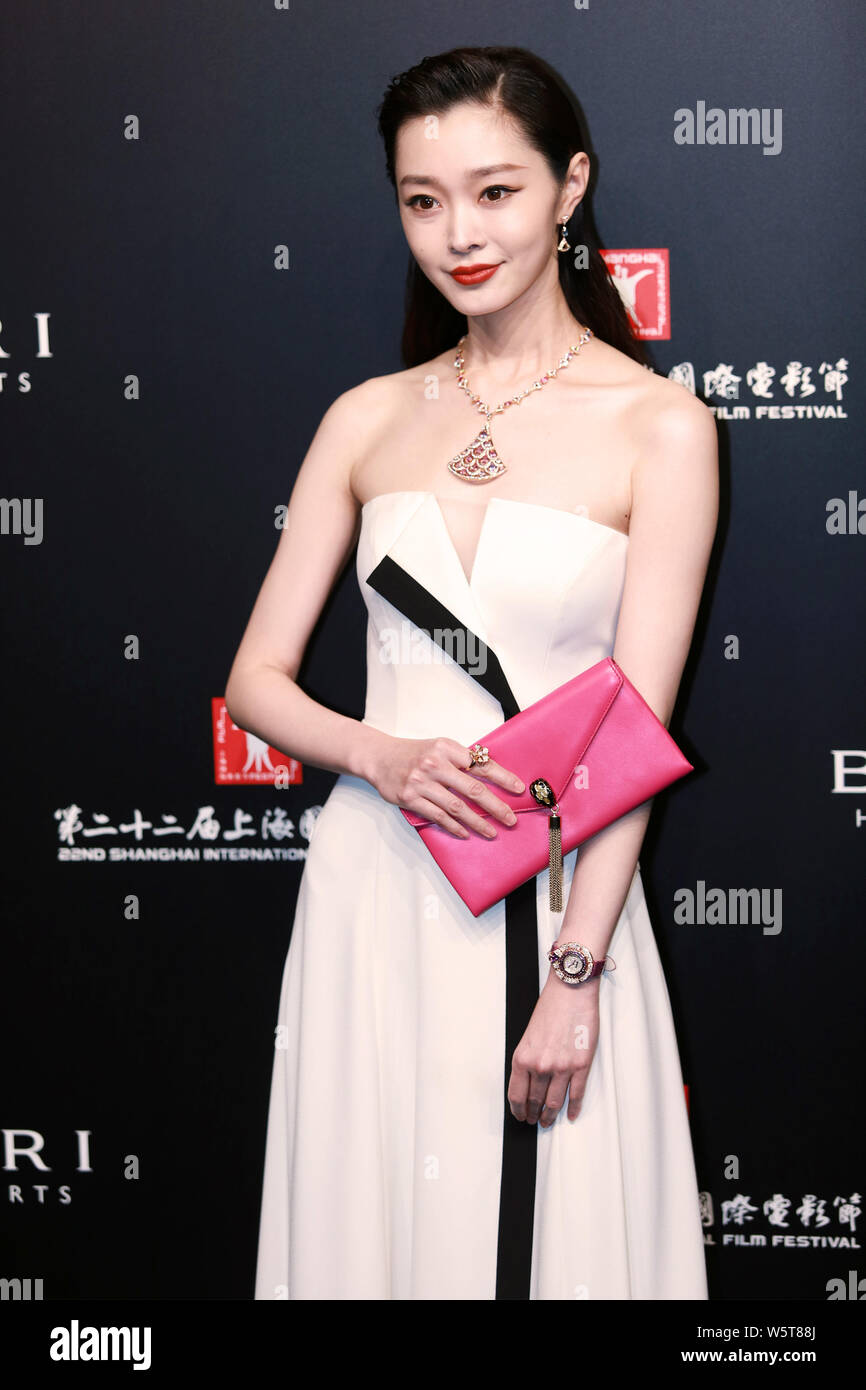 Chinese actress Song Yi attends the opening ceremony for Bvlgari High ...