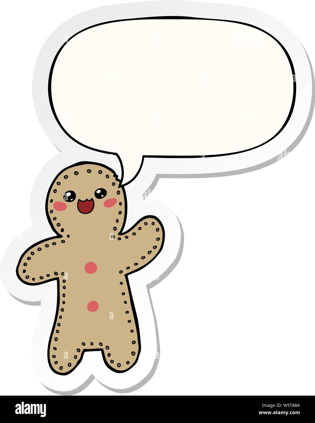 Gingerbread man and waving hi-res stock photography and images - Alamy