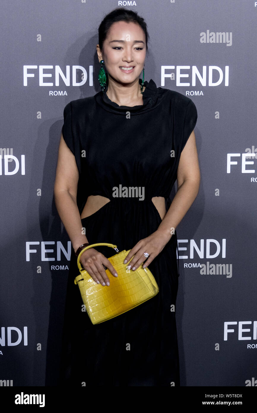 Chinese actress Gong Li attends the Fendi Men's Fall/Winter 2019 ...