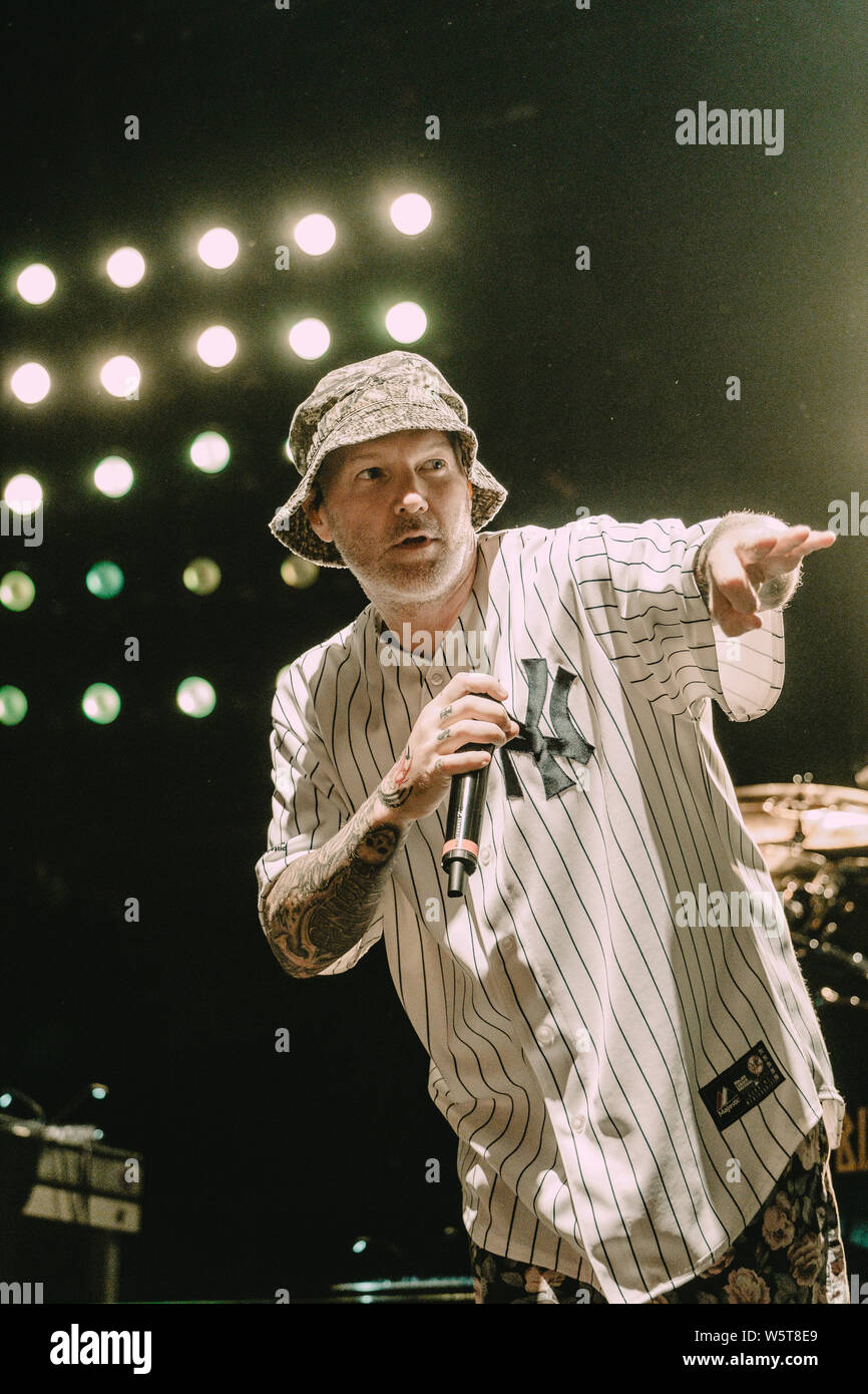 Bern, Switzerland. July 25th, 2019. The American rap rock band Limp ...