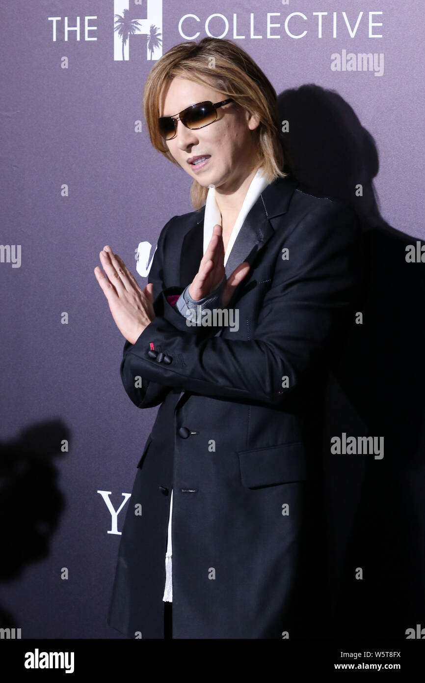 Yoshiki Hayashi, better known by his stage name Yoshiki, of Japanese ...