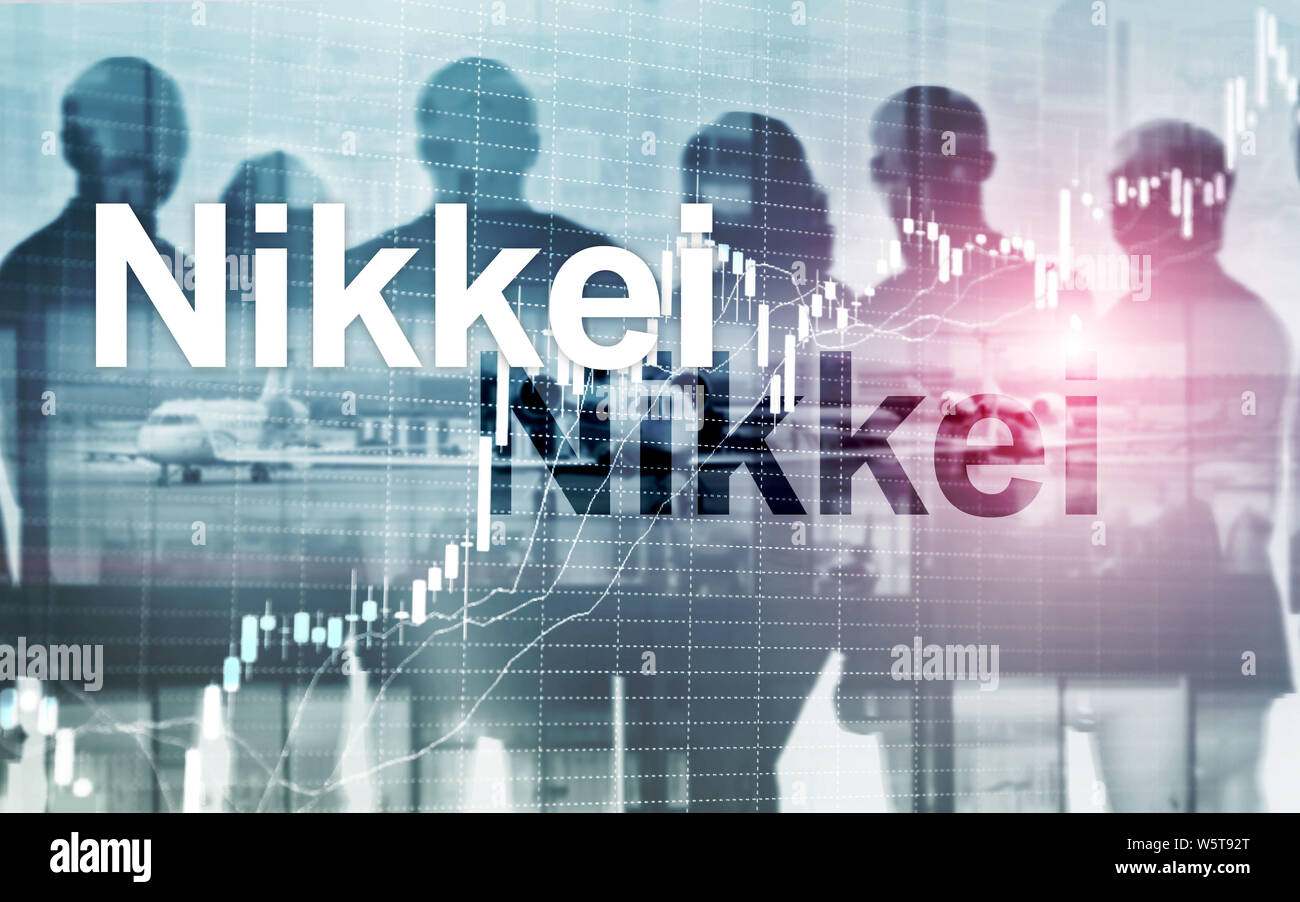 The Nikkei 225 Stock Average Index. Financial Business Economic concept ...