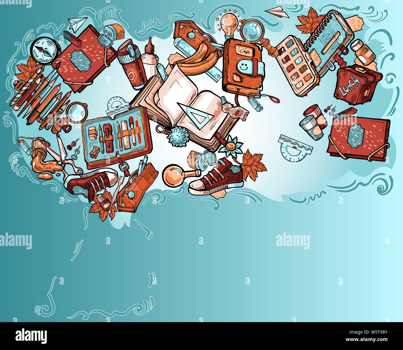 Collage materials Stock Vector Images - Alamy