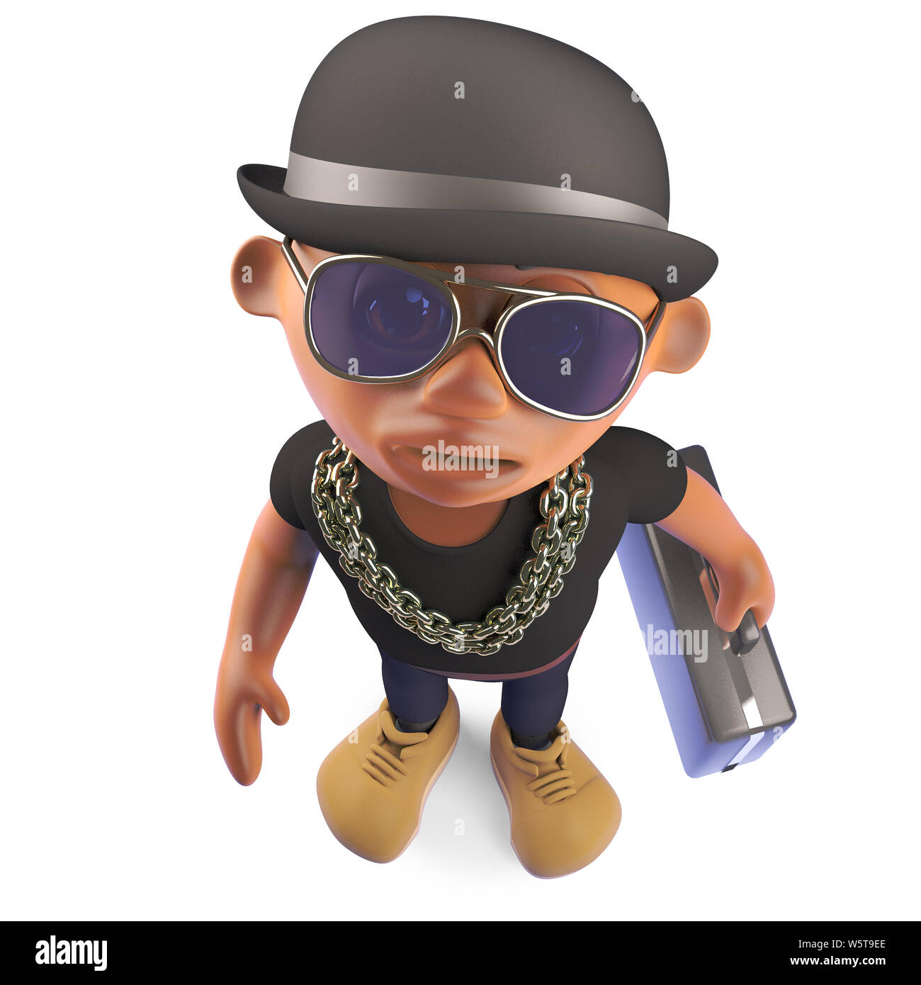 African american businessman cartoon character hi-res stock photography ...