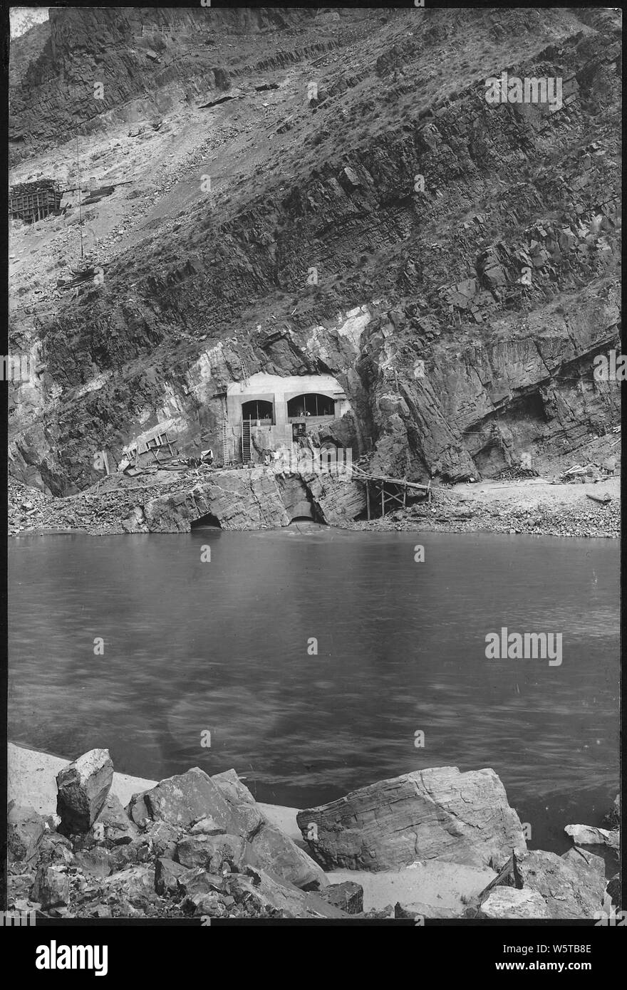 Permanent power plant.; Scope and content: Photograph from Volume One ...