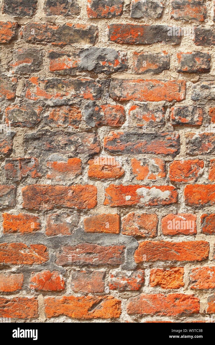reddish brick wall, bricks, Backgound image Stock Photo - Alamy