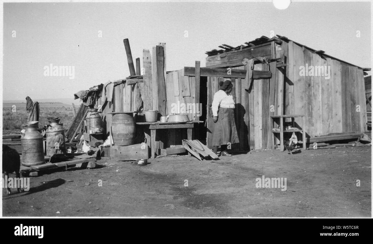 Photograph from an industrial survey report of Fort Bidwell Agency ...