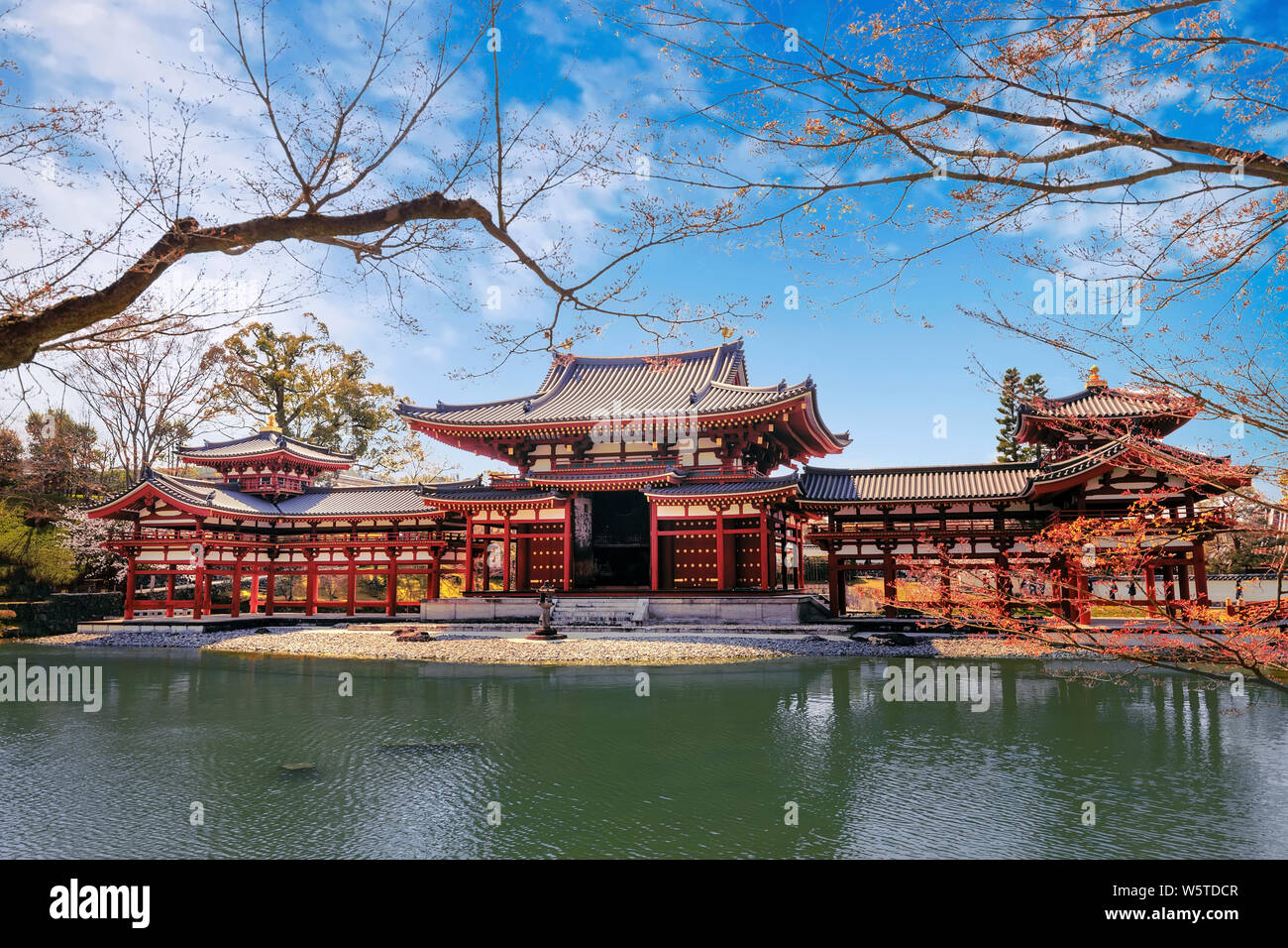 The Japanese Byodo-in Phoenix temple, world unesco heritage in the Uji ...