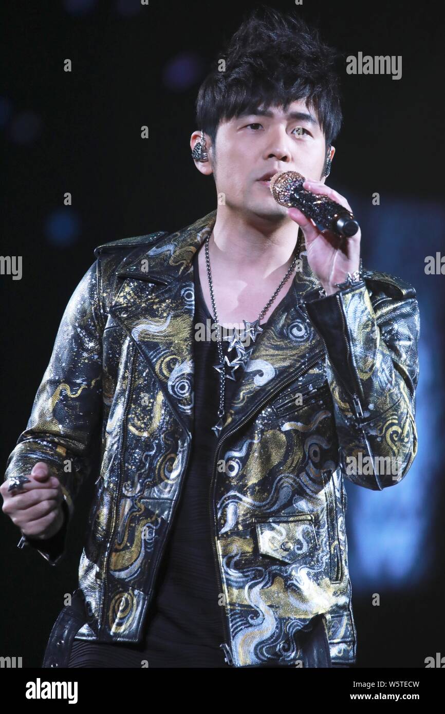 Taiwanese singer Jay Chou performs at the 12th Migu Music Awards in ...