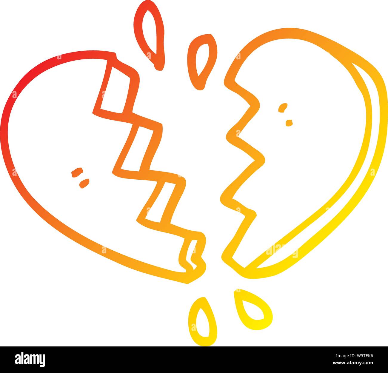 Scribble broken line Cut Out Stock Images & Pictures - Alamy