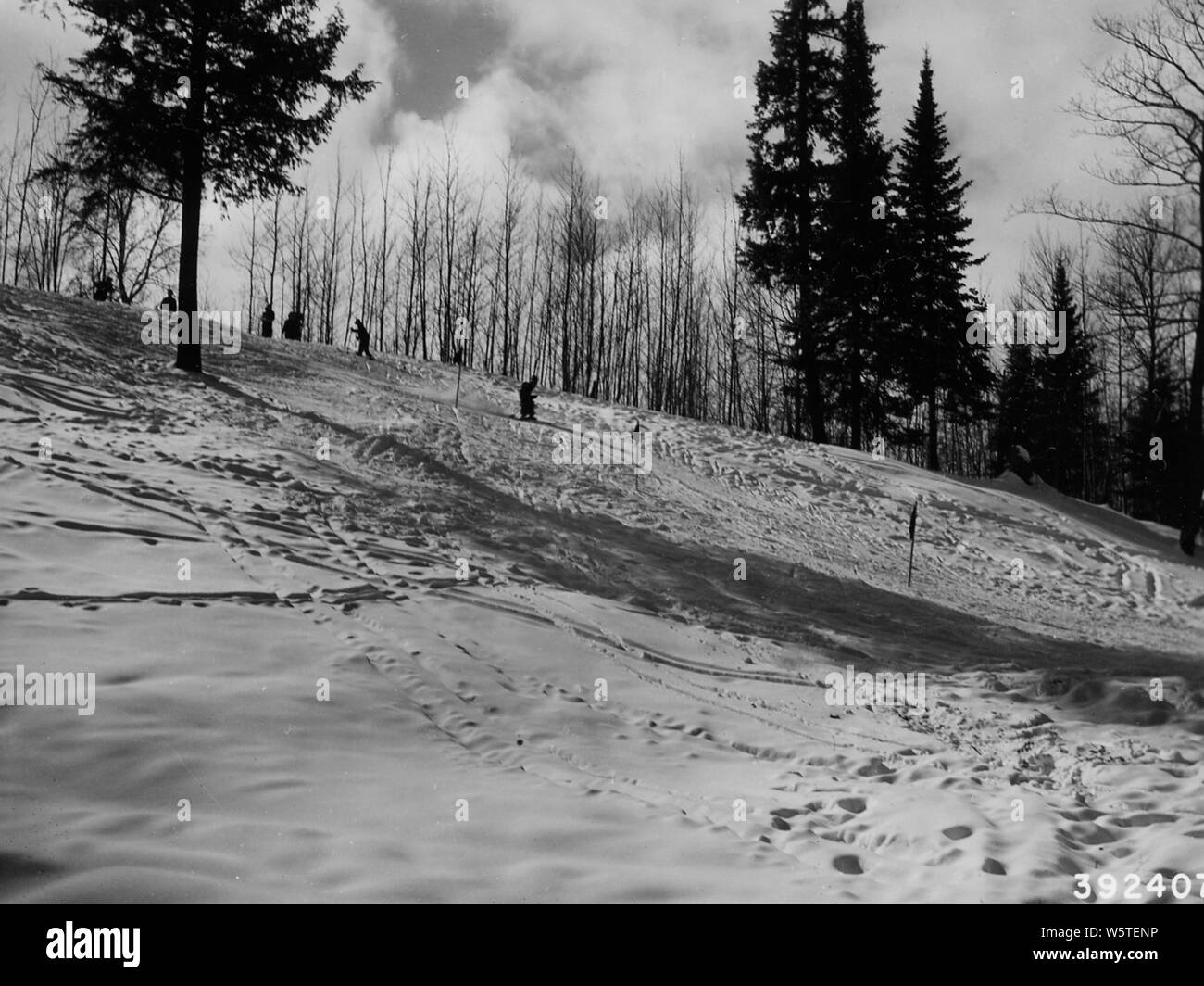 Photograph of Broad View of the Practice Slope; Scope and content ...