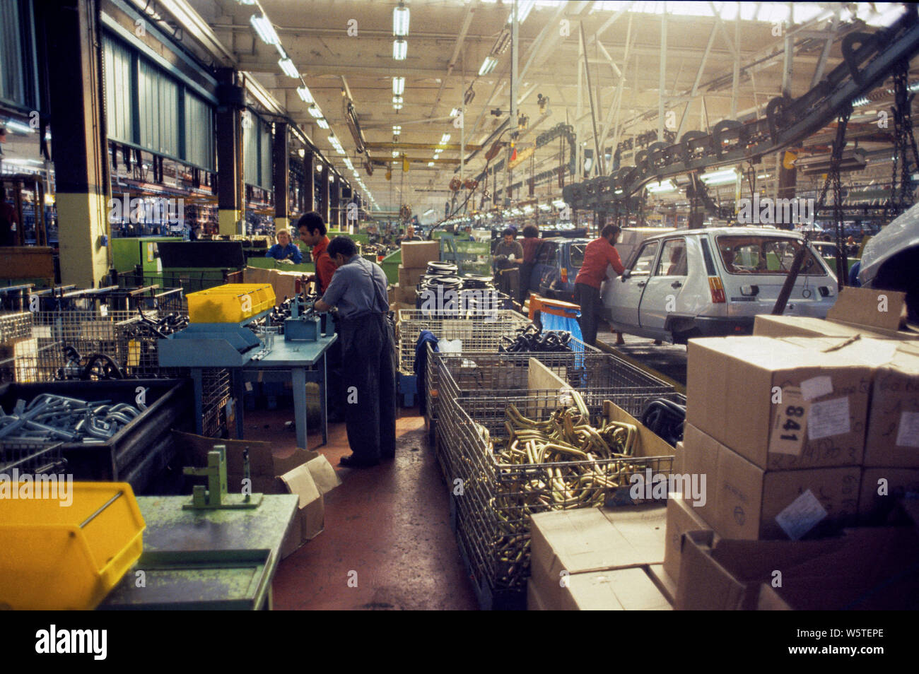RENAULT CAR FACTORY for R5 modell outside Paris Stock Photo - Alamy
