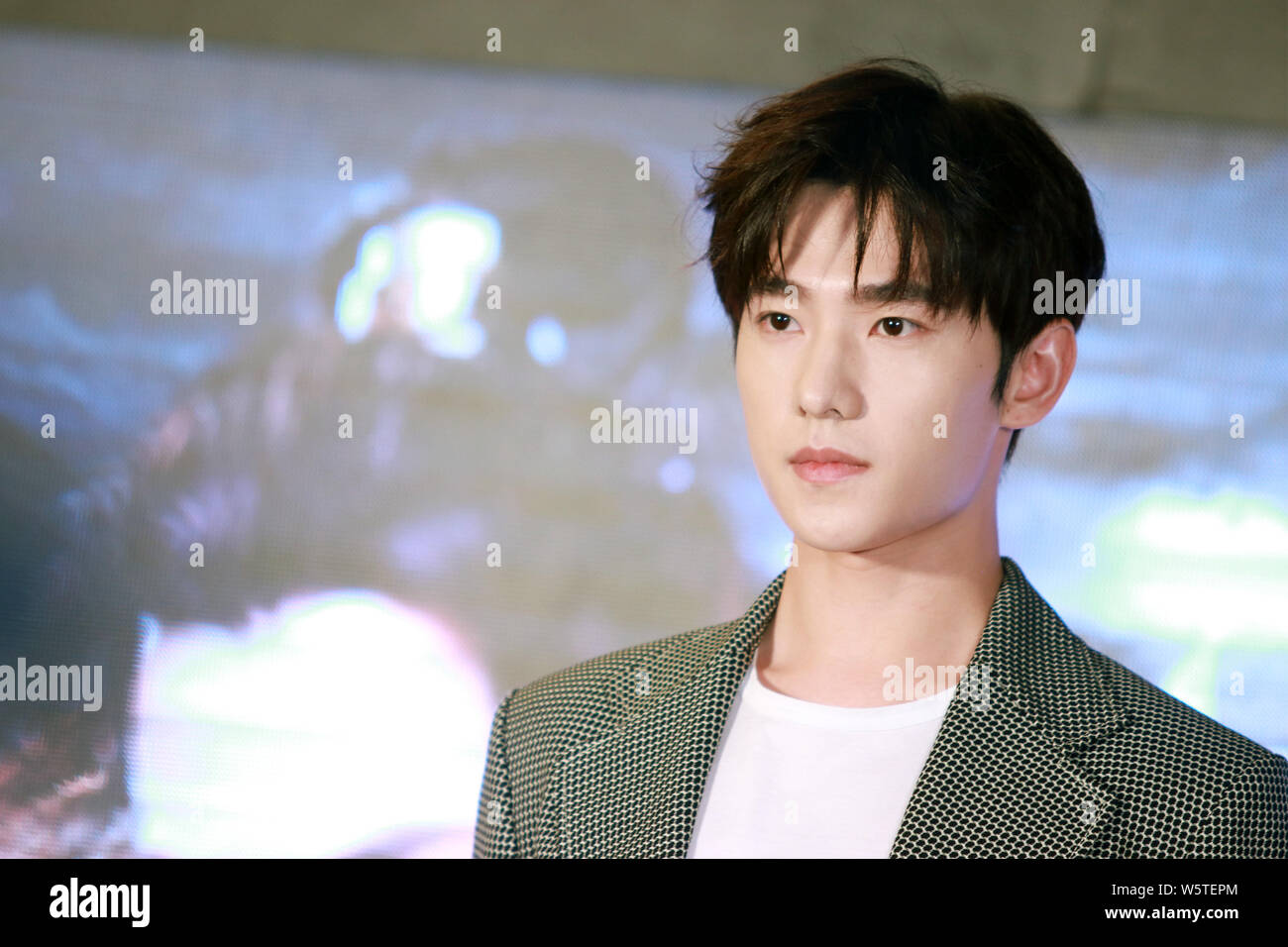 --FILE--Chinese actor Yang Yang attends a press conference for the TV ...