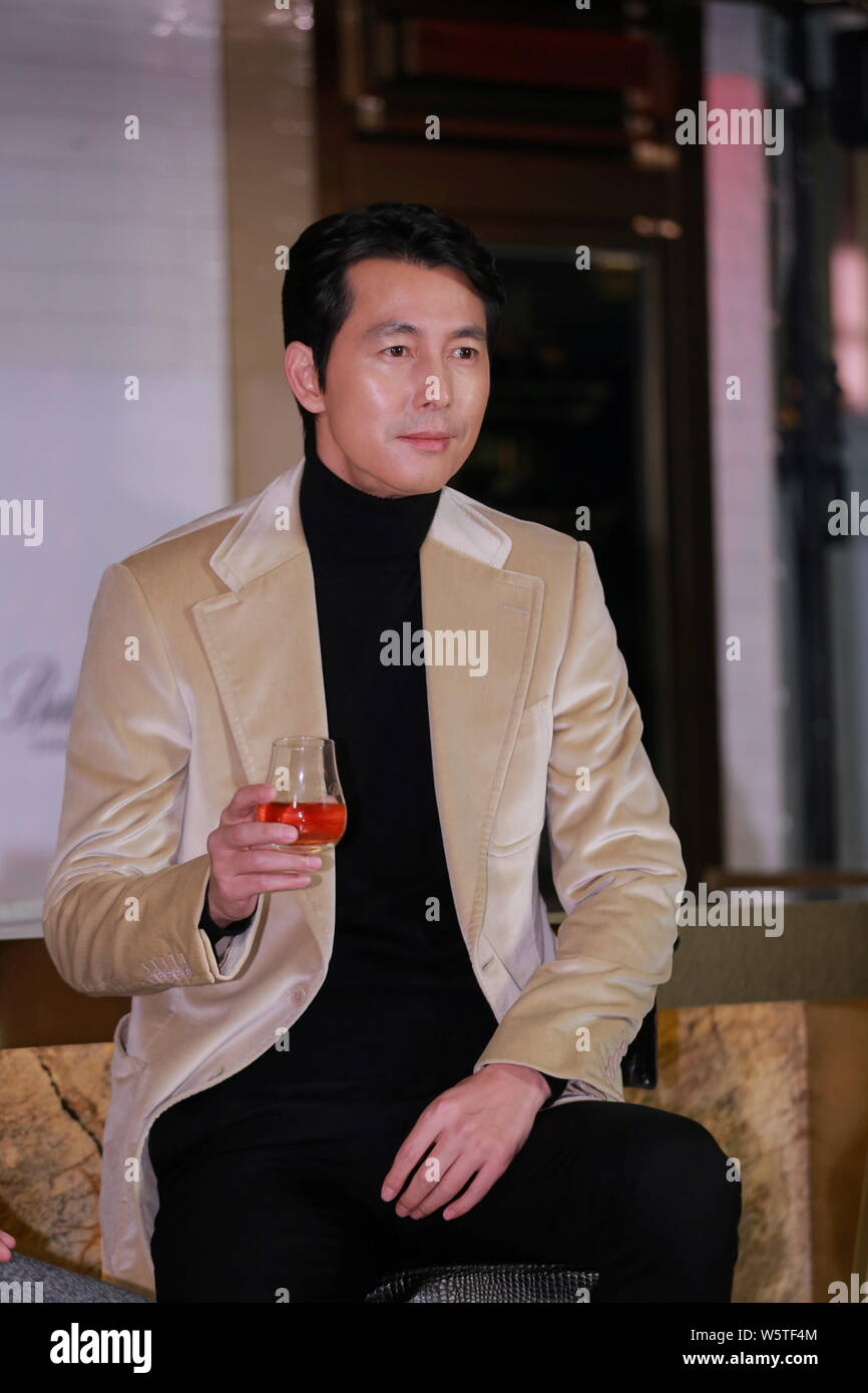 South Korean actor Jung Woo-sung attends a promotional event in Seoul ...