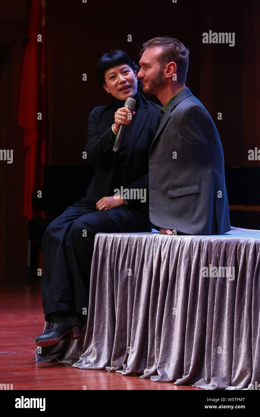 Australian Christian evangelist and motivational speaker Nick Vujicic ...