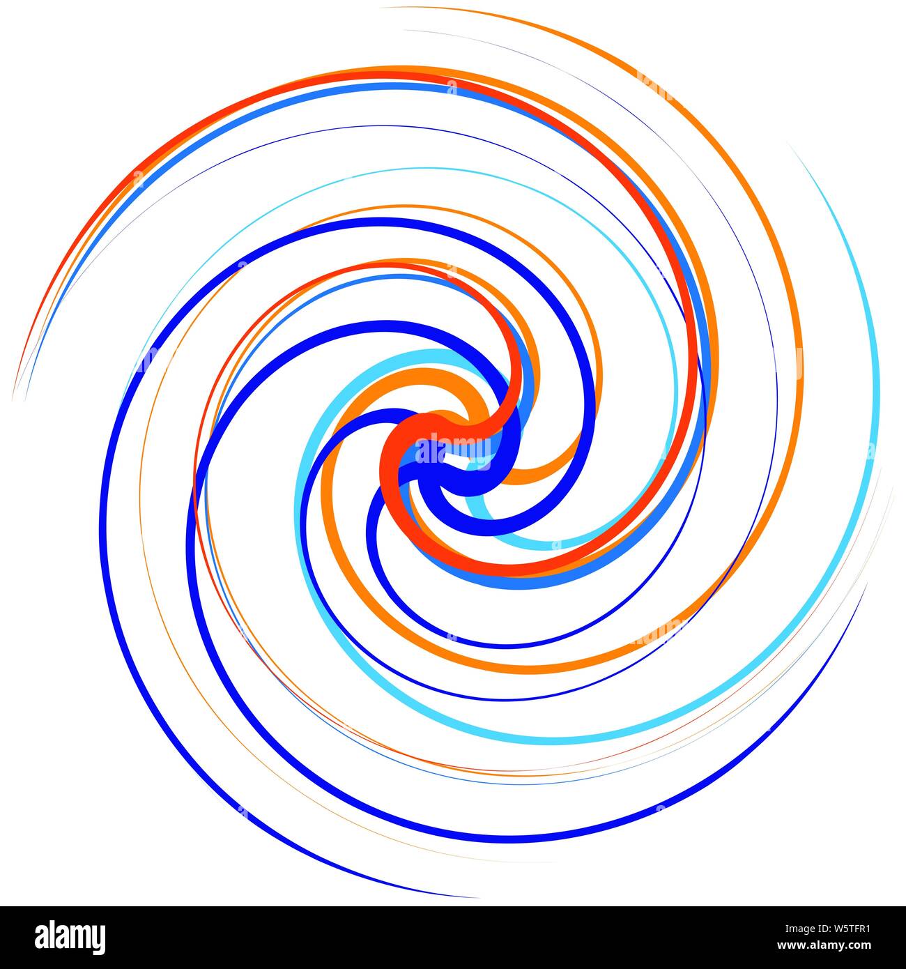 Multicolor spiralled / spirally concentric circle for design element ...