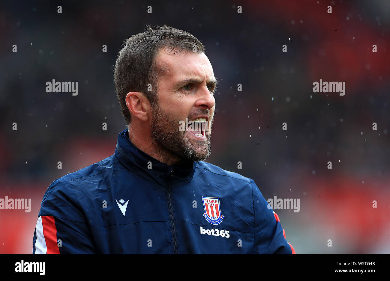 Stoke City manager Nathan Jones Stock Photo - Alamy