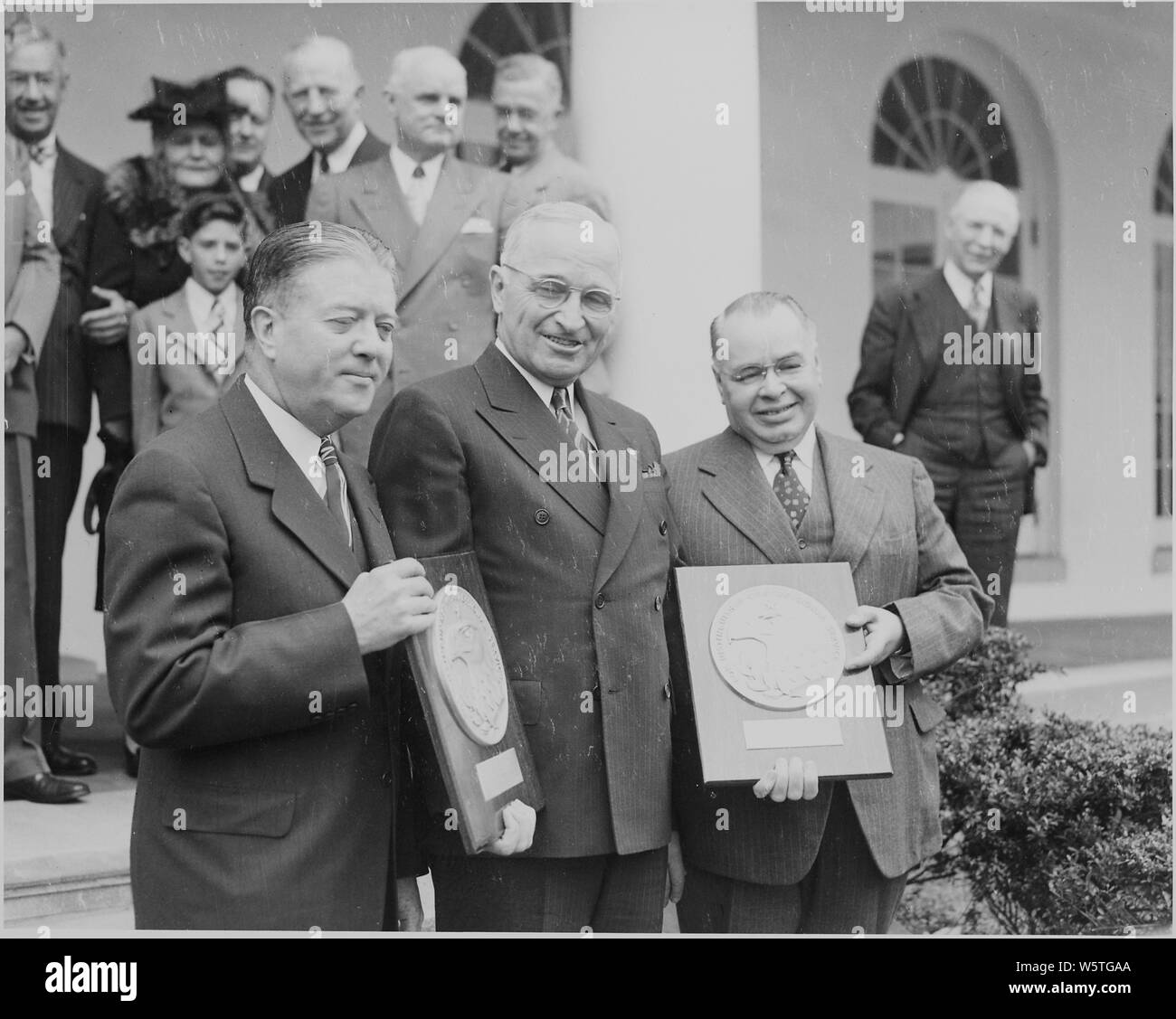 Photograph of Collier's Congressional Award presentation ceremony at ...
