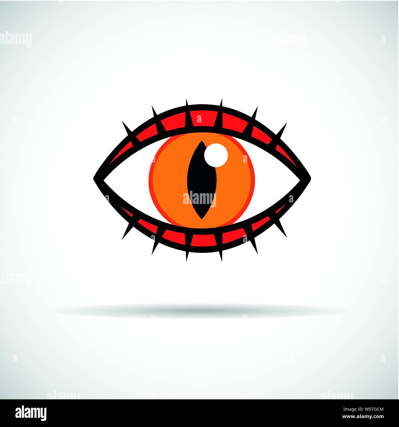 Horror eye Stock Vector Images - Alamy