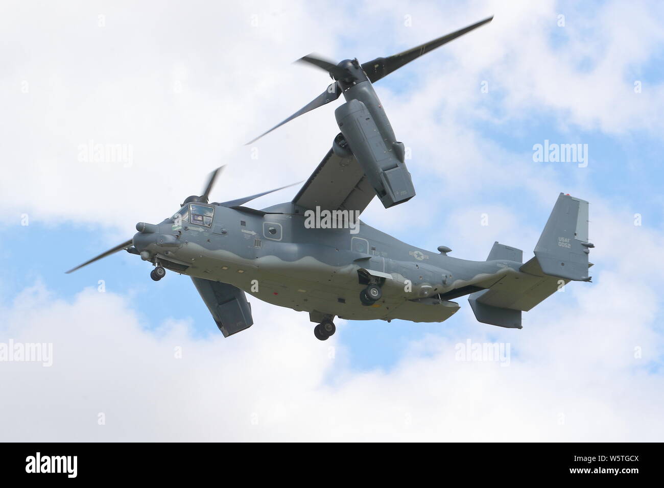 Bell Boeing V-22 Osprey tilt rotor aircraft at the Royal International ...