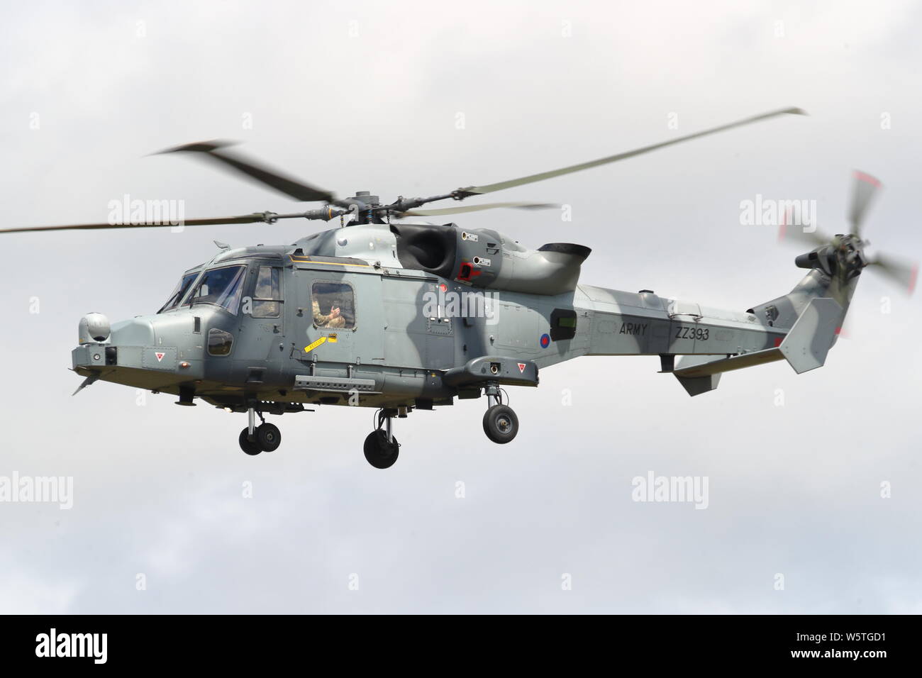 AgustaWestland AW159 Wildcat Army helicopter ZZ393 at the Royal ...