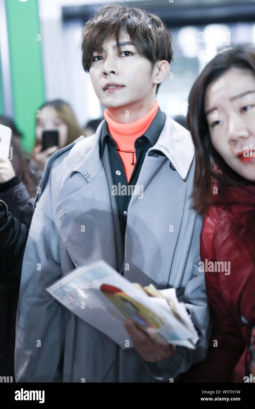 Taiwanese actor and singer Aaron Yan, former member of Taiwanese boy ...