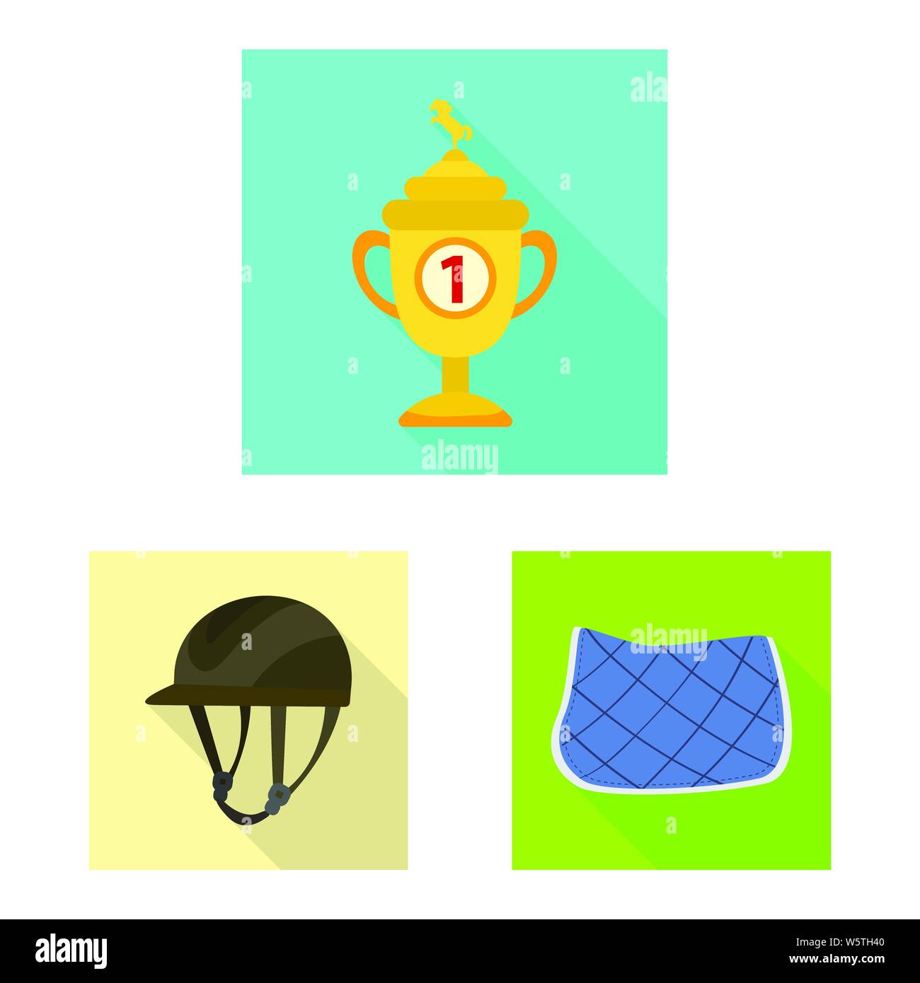Vector illustration of track and racing logo. Set of track and riding ...