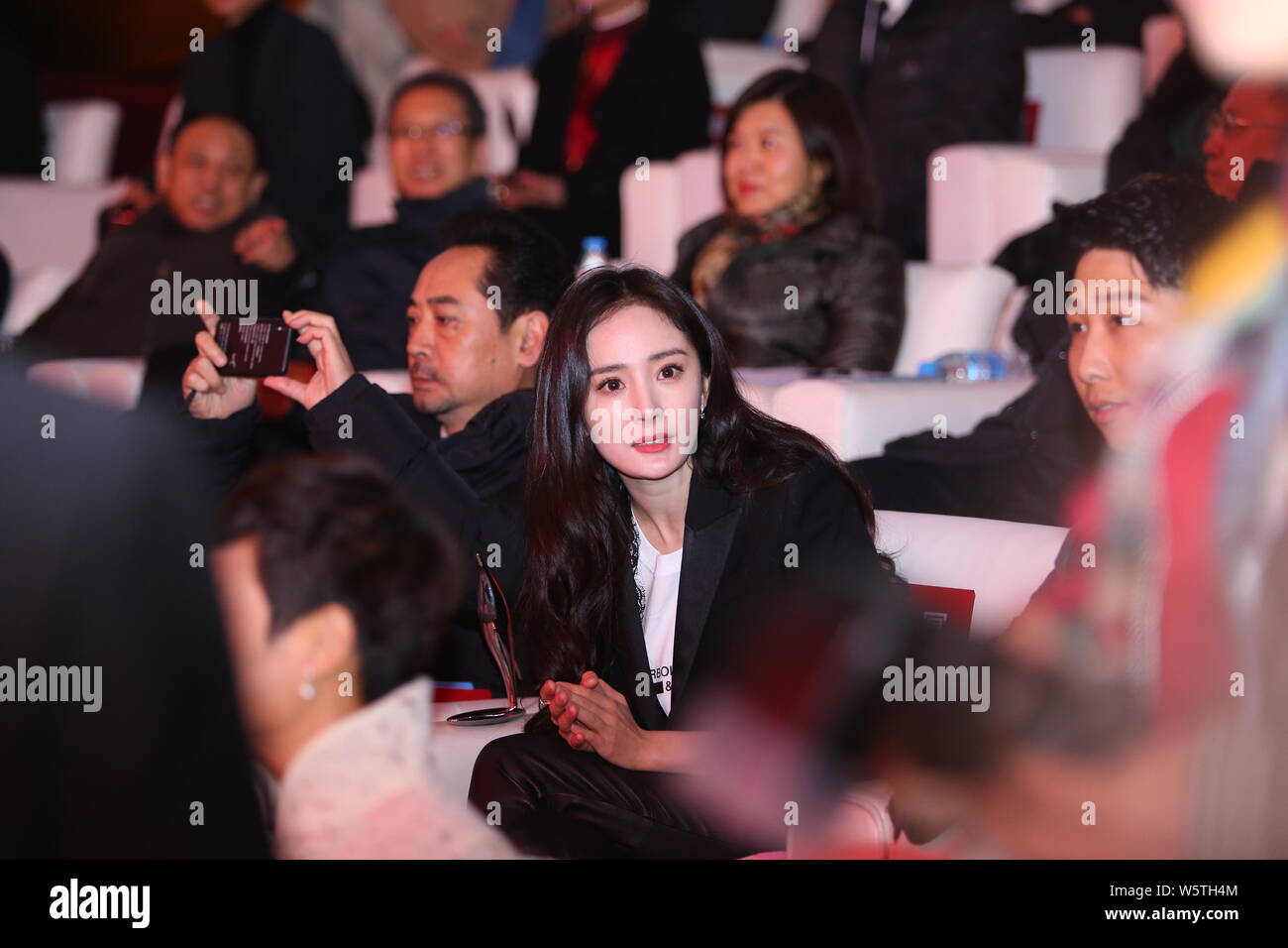 Chinese actress Yang Mi attends the 5th Awards Ceremony of the Actors ...