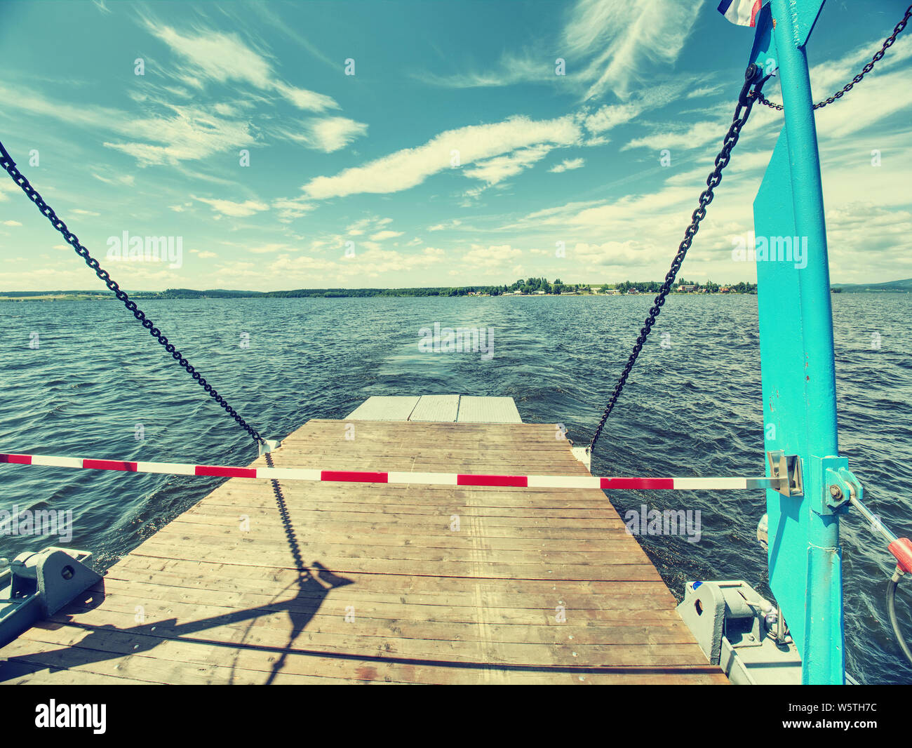 Car ferry approaching the dock hi-res stock photography and images - Alamy