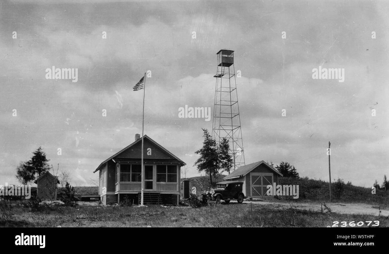 Photograph of Demond Hill Lookout Station and Tower; Scope and content ...