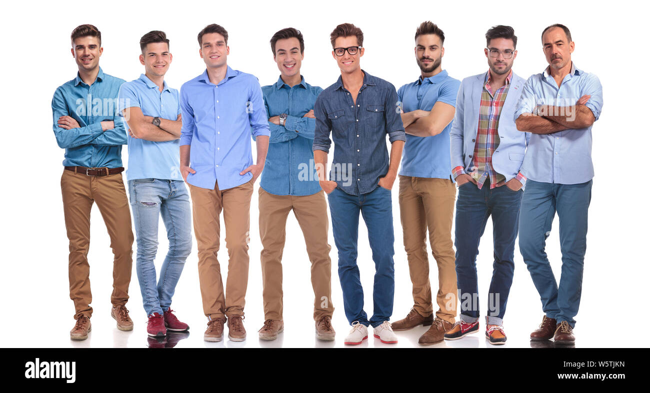 Eight Friends In A Picture