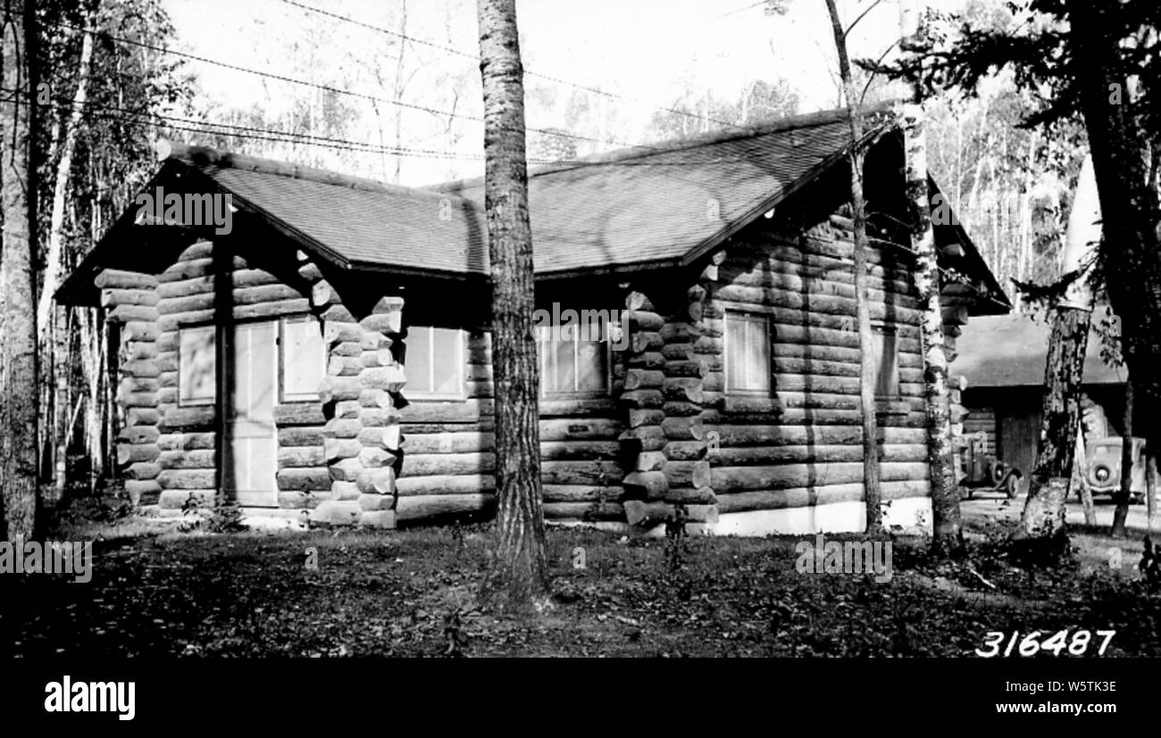 Photograph of Fernberg Lookout Cabin; Scope and content: Original ...