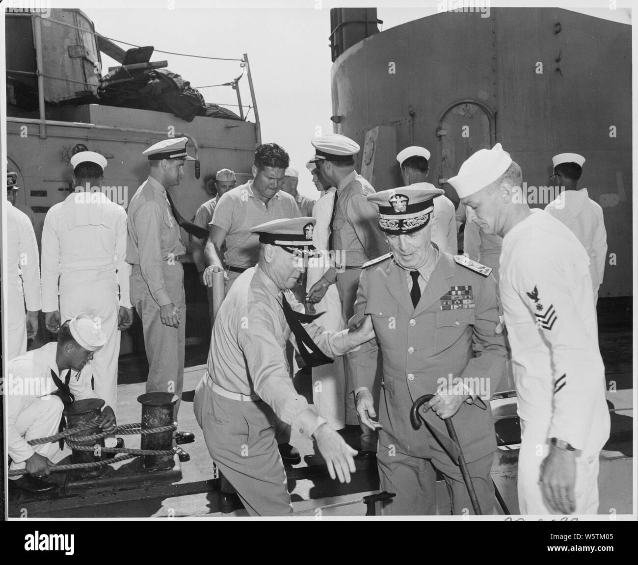 Photograph of Fleet Admiral William Leahy, retired Chief of Staff to ...