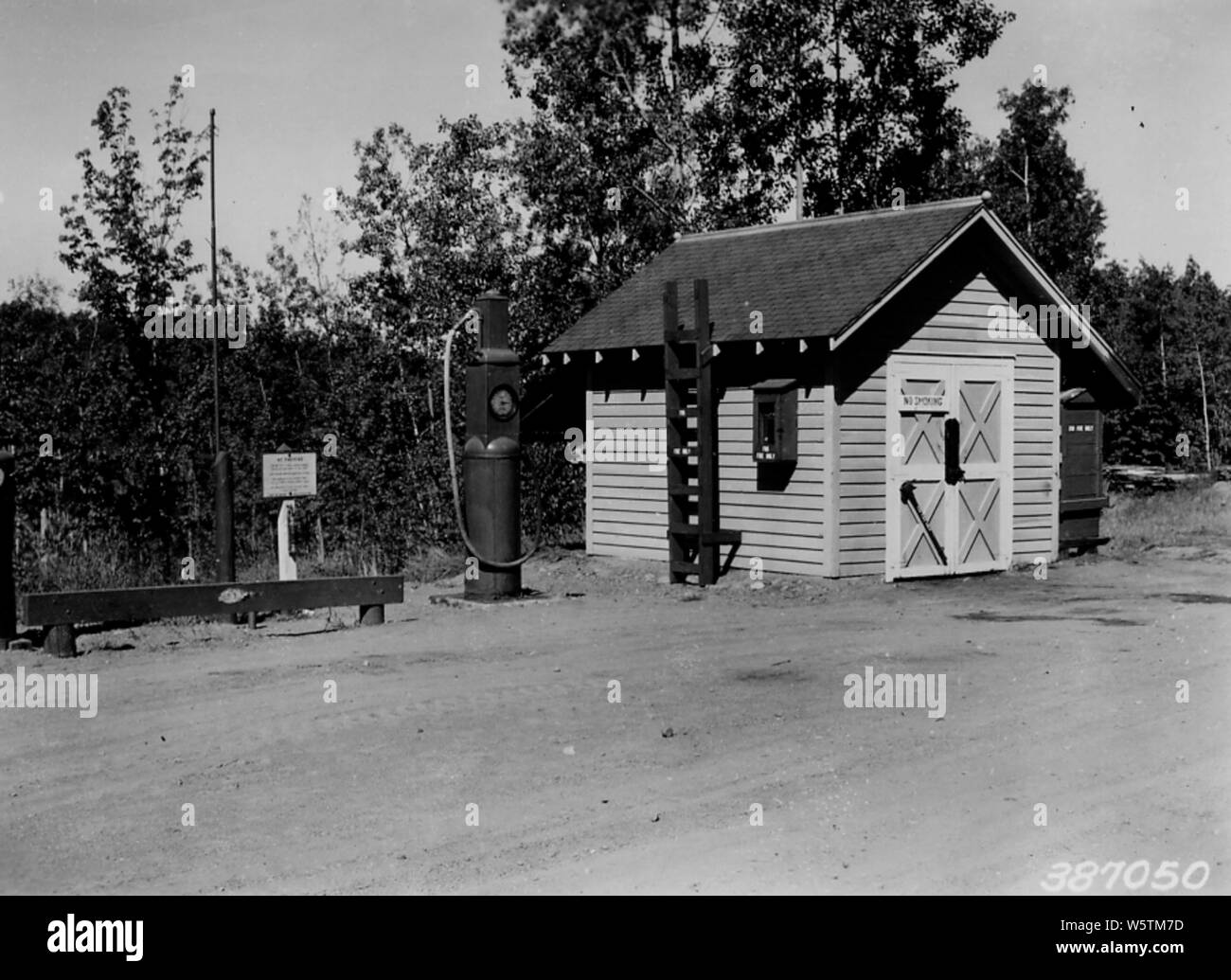 Photograph of Foss Lake Oil House; Scope and content: Original caption ...