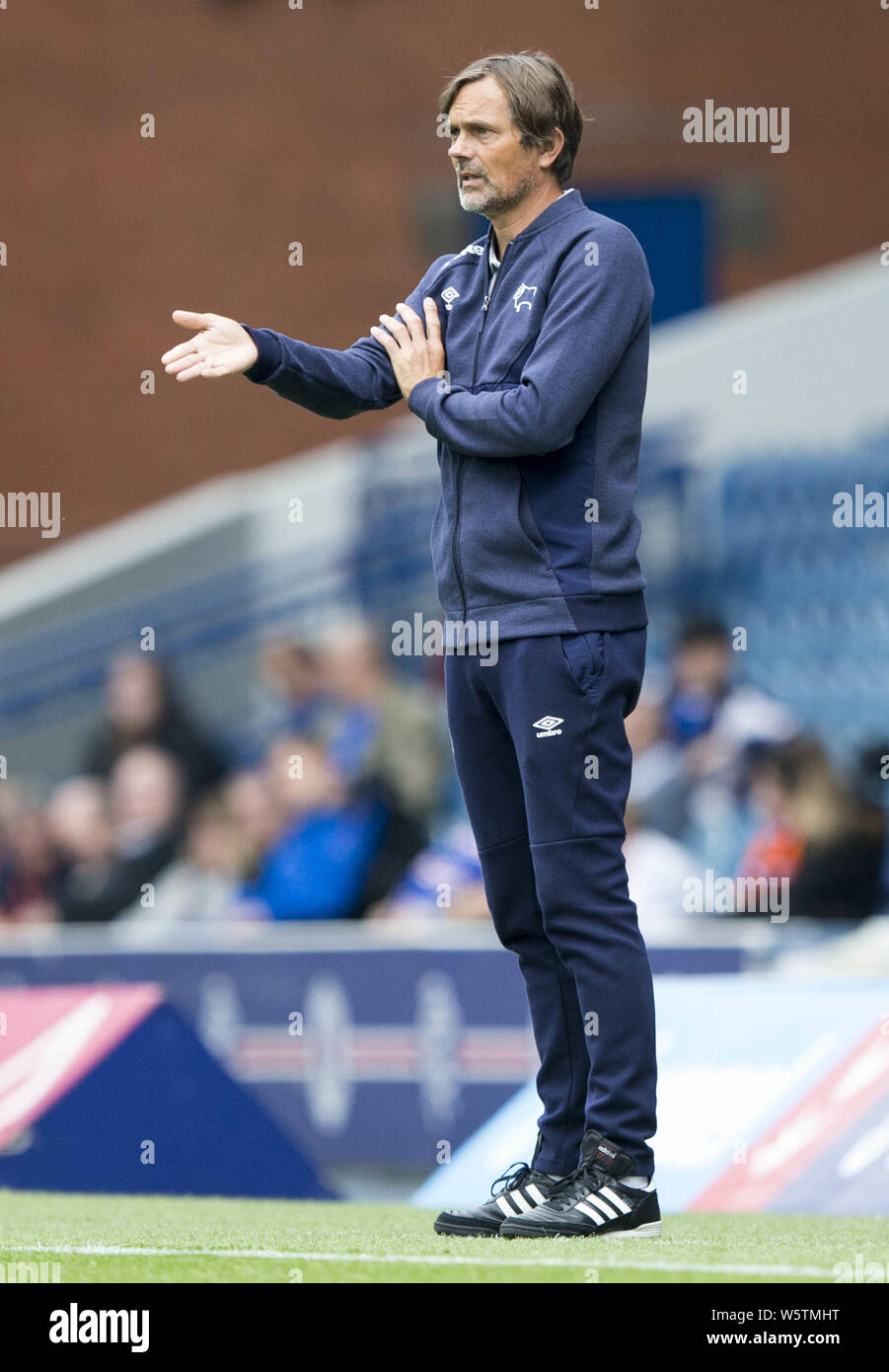 Derby manager Phillip Cocu Stock Photo - Alamy