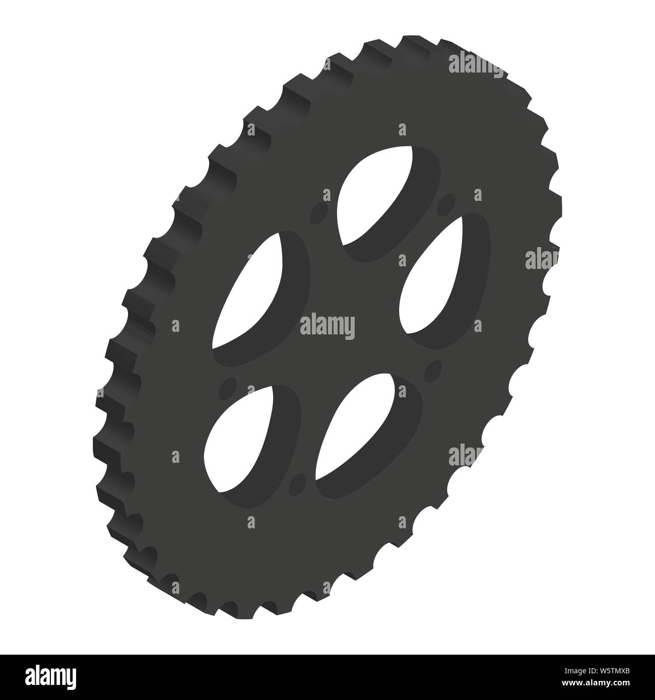 Realistic cog, gear isolated on white background. Gear icon isometric ...