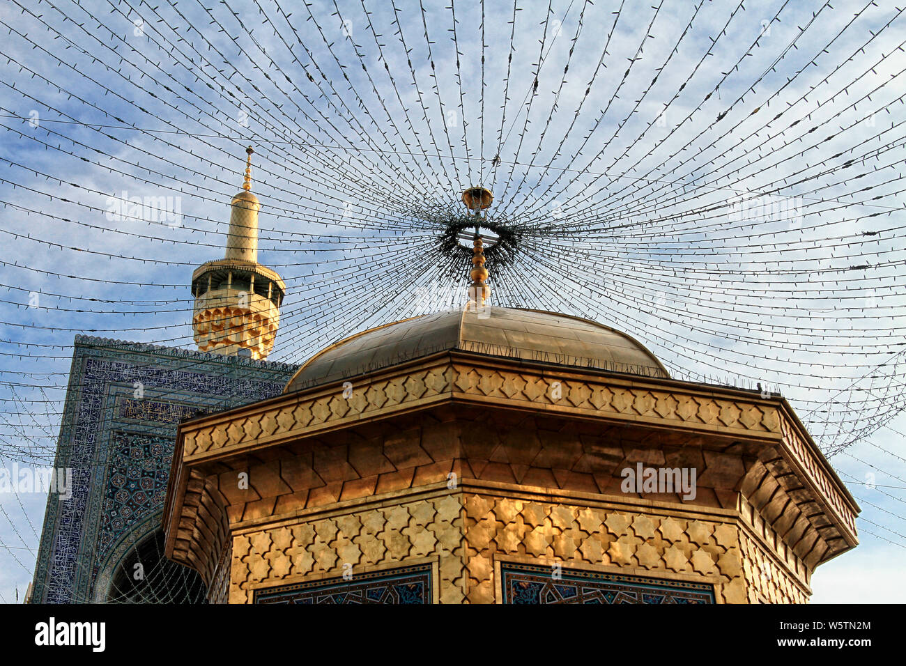 Imam Reza shrine in Mashhad city - Iran Stock Photo - Alamy